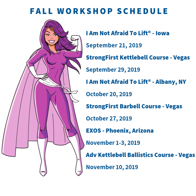 FALL WORKSHOP SCHEDULE & DO YOU TAKE TRAINING NOTES? | Aligned ...